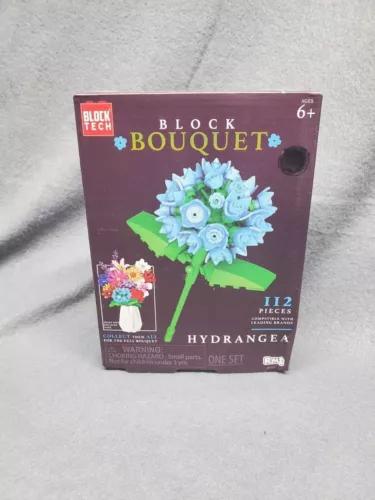 Block Bouquet Hydrangea Build Set 112 Pieces - Walmart.com