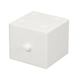 Block Cube Shape Storage Box - High Capacity, Drawer Type with Handle ...