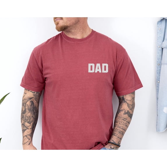 Block Embroidered Dad TShirt Dad Shirt Grandpa Shirt Embroidered Shirt ...