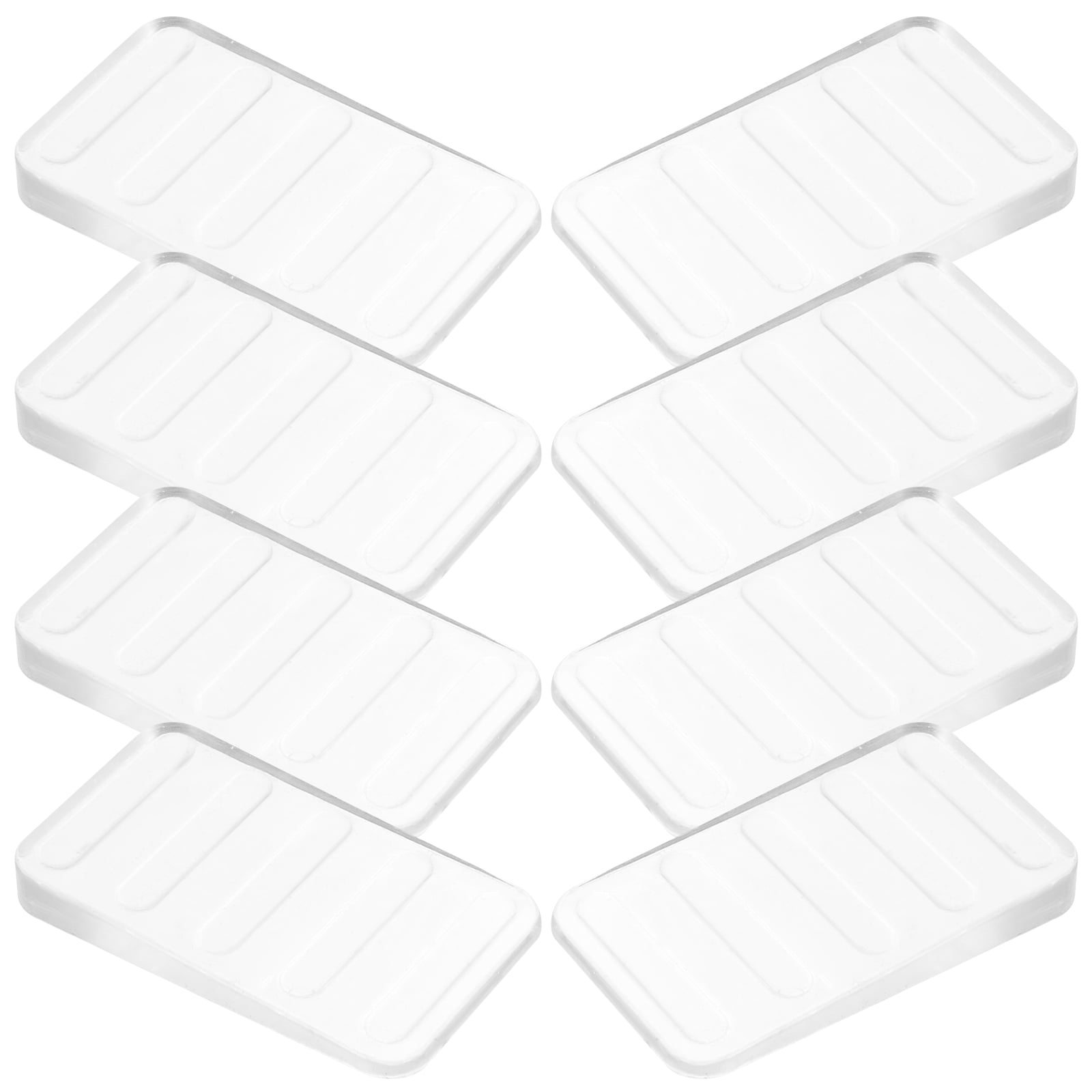 Block Furniture Spacers Toilet Shims for Leveling Plastic Clear Dining ...