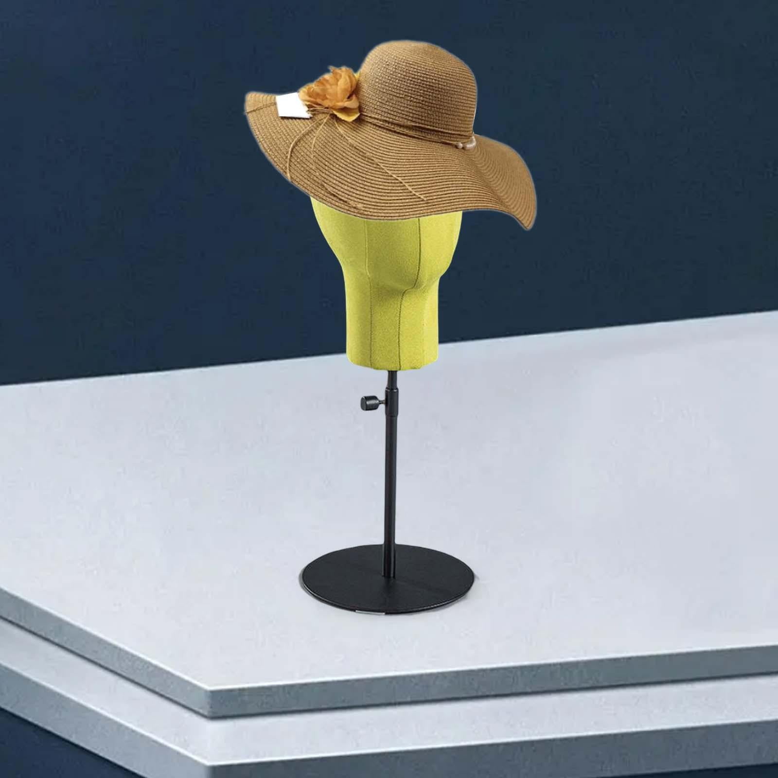 Block Head ,with Wood Stand , Extension Making Hats Caps Display Drying ...