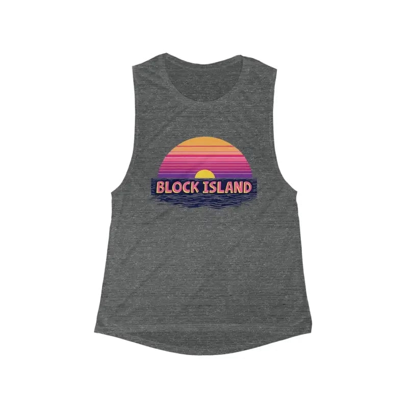 Block Island Sunset Womens Flowy Tank Top for Summer Style - Walmart.com