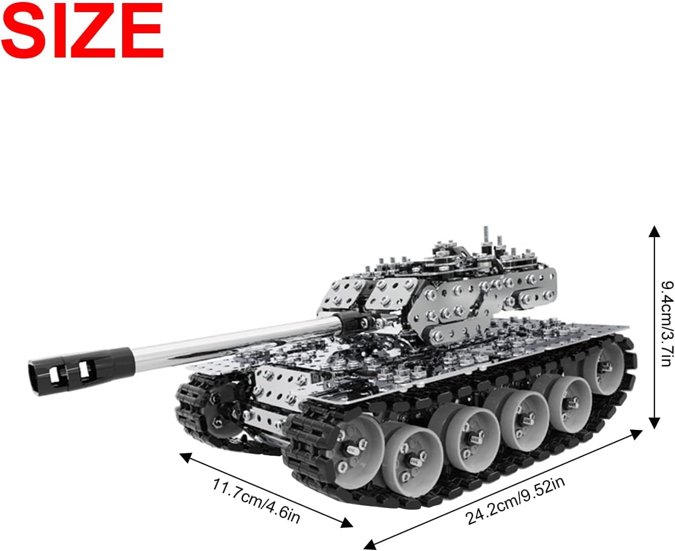 Block Puzzle Adult Tank High Difficulty 3D Metal Puzzle Model Warships ...