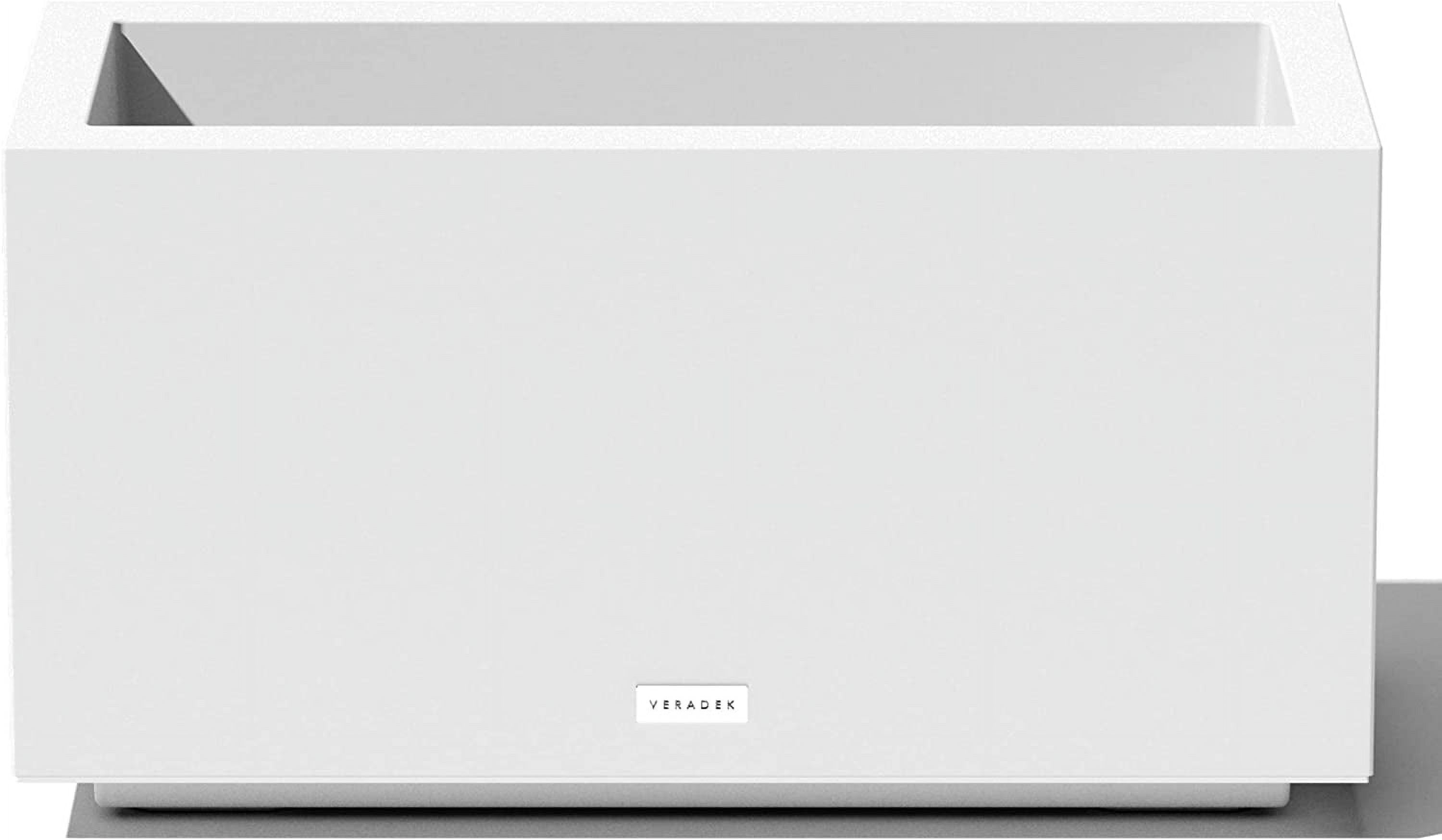 Block Series Long Box Planter - Large Rectangular Planter for Indoor or ...