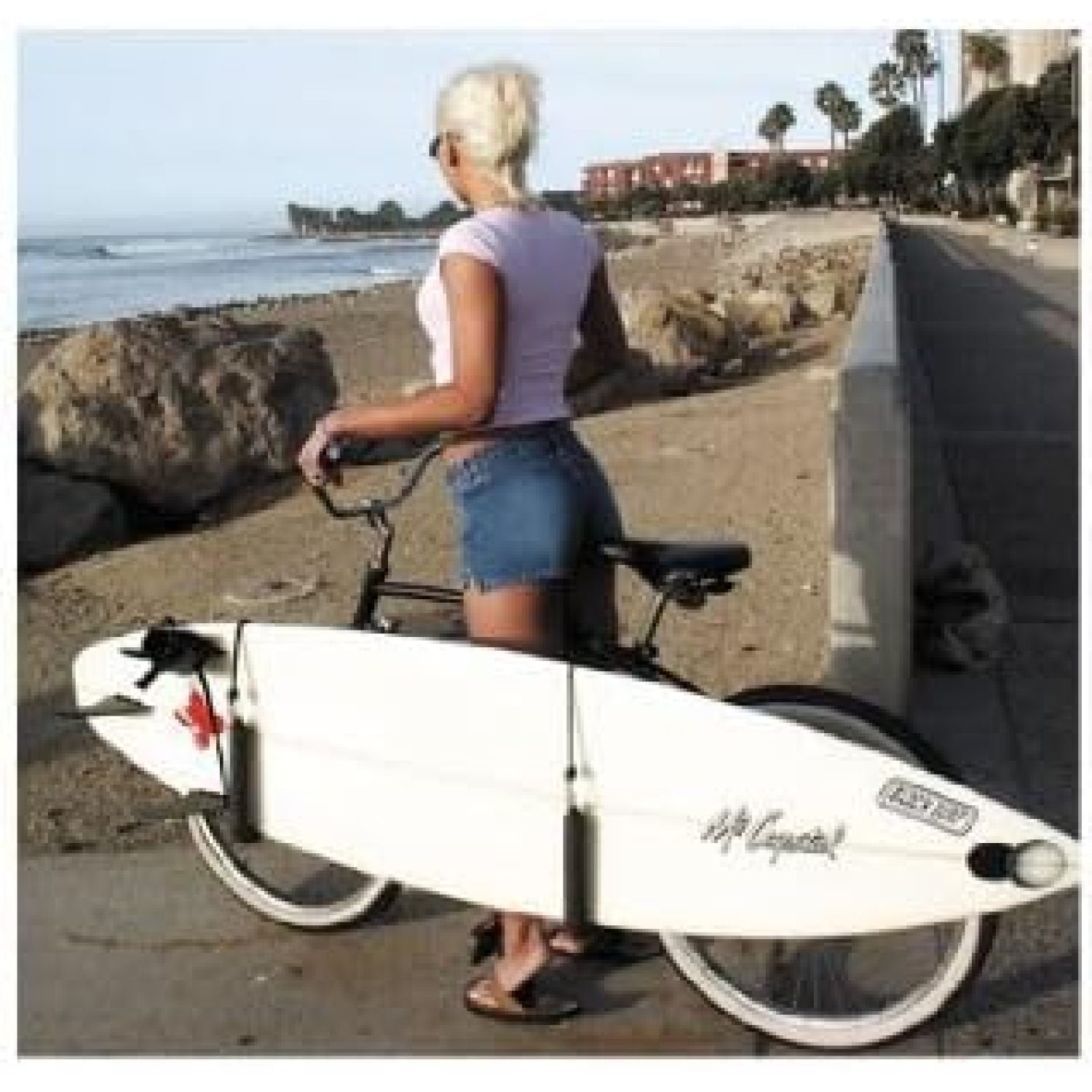 Block Surf Side Ride Surfboard Bike Rack - Walmart.com