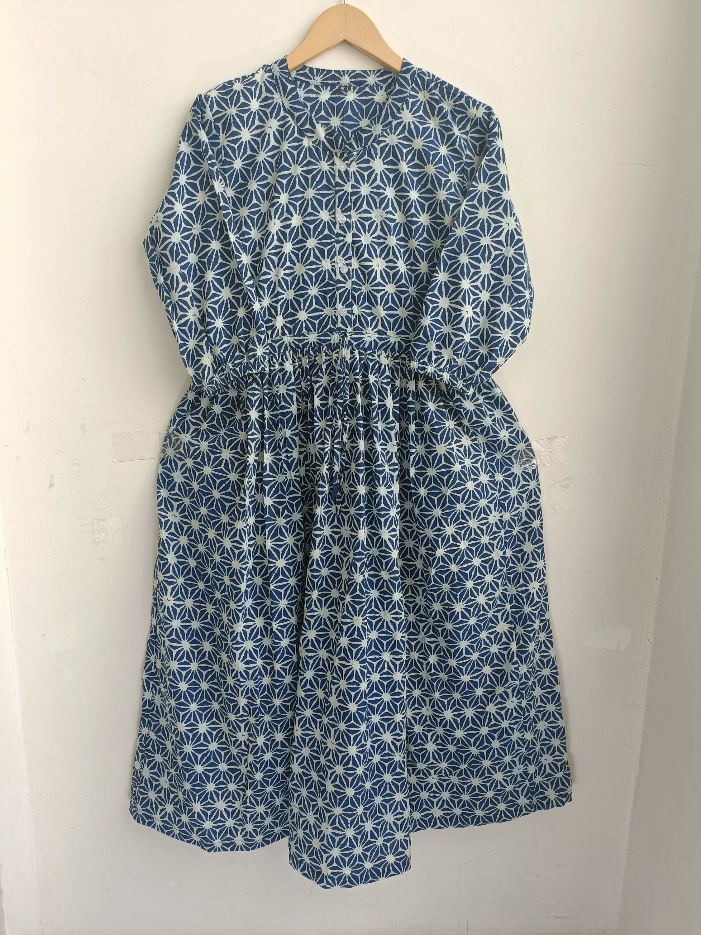 Block print Dress , Indian Cotton Dress,NooWork,Cotton Indian Dress ...