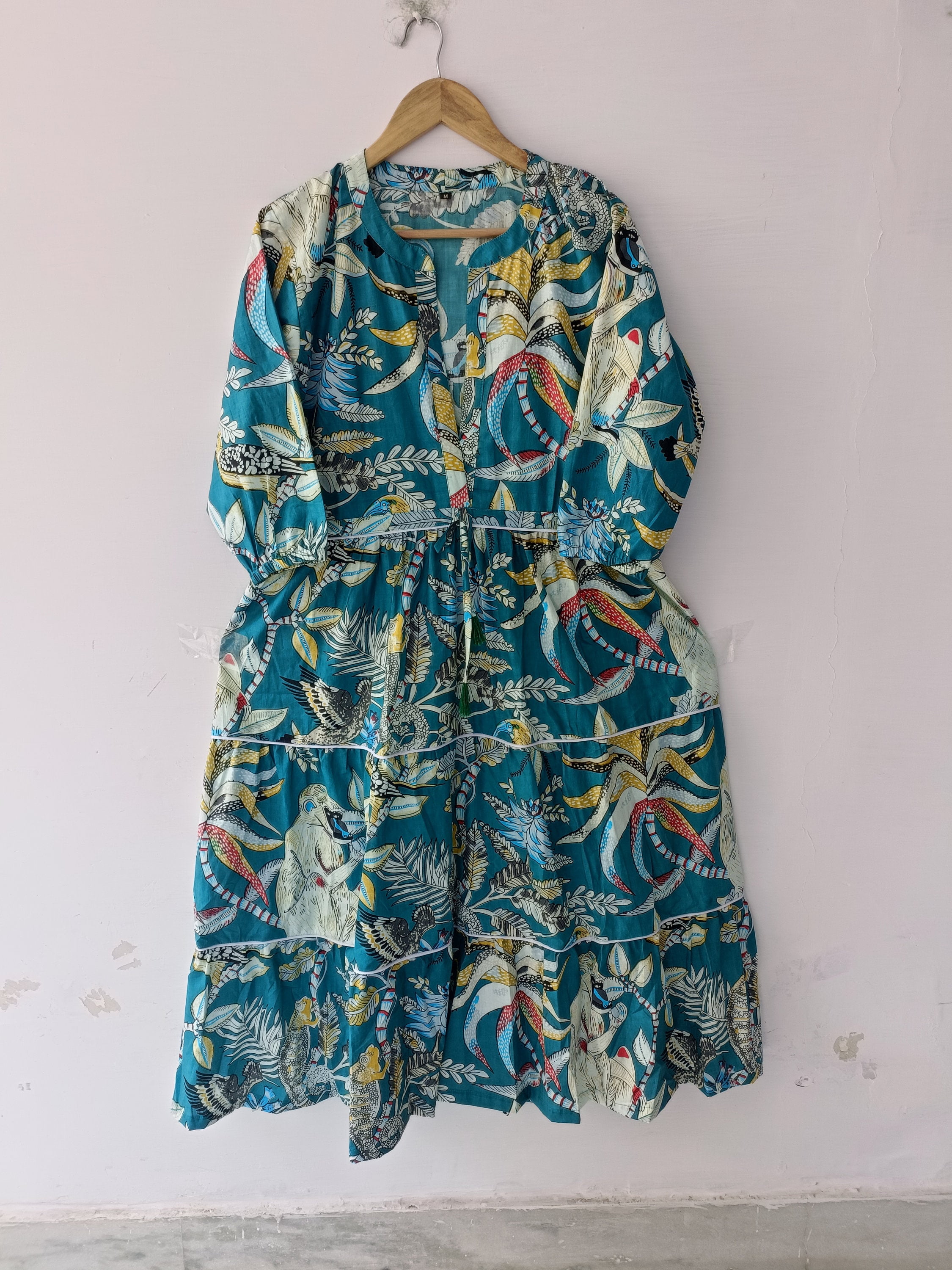 Block print Dress,Indian Cotton Dress ,NooWork,Cotton Indian Dress ...