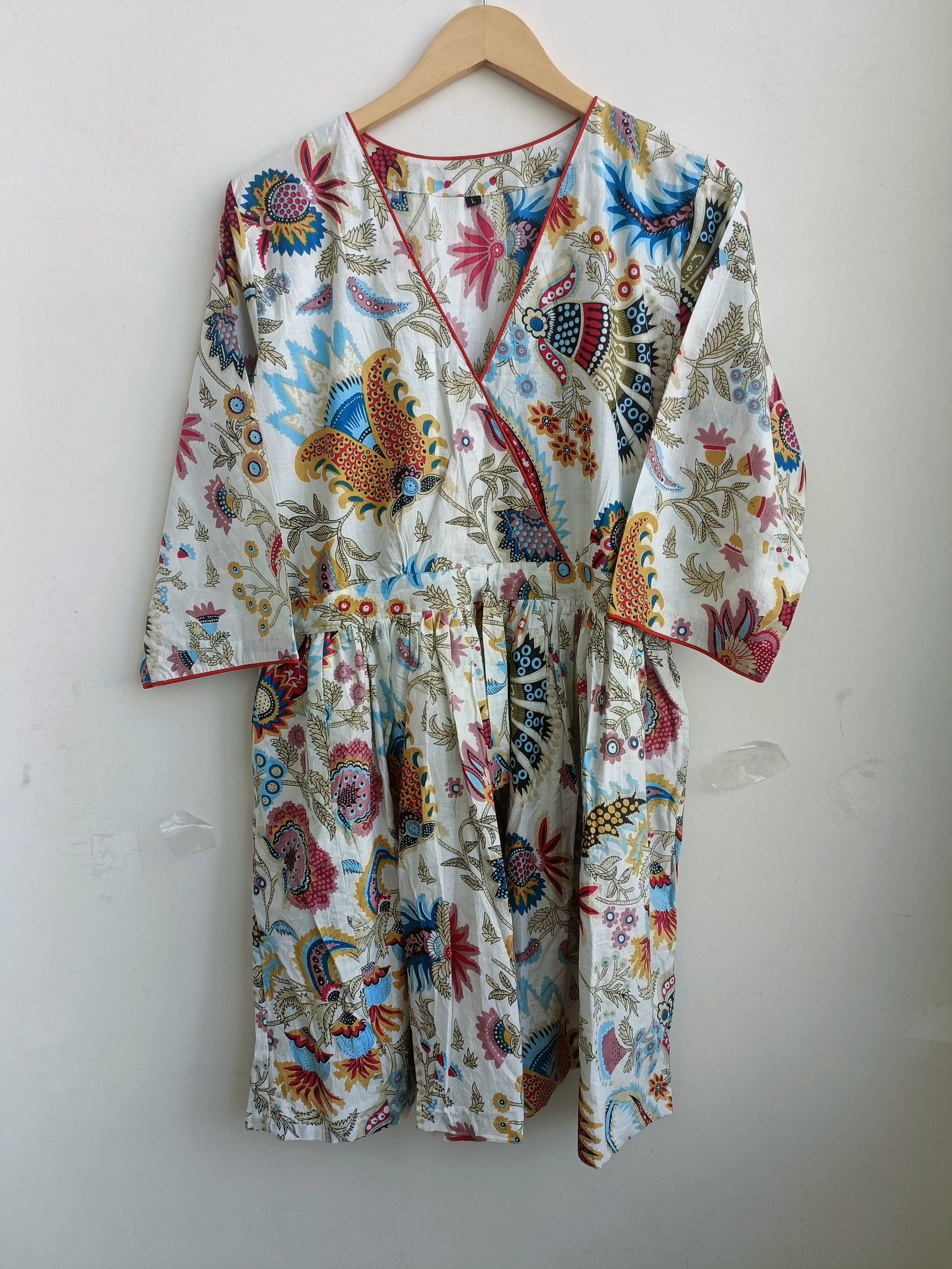 Block print Dress,Indian Cotton Dress,NooWork,Cotton Indian Dress ...
