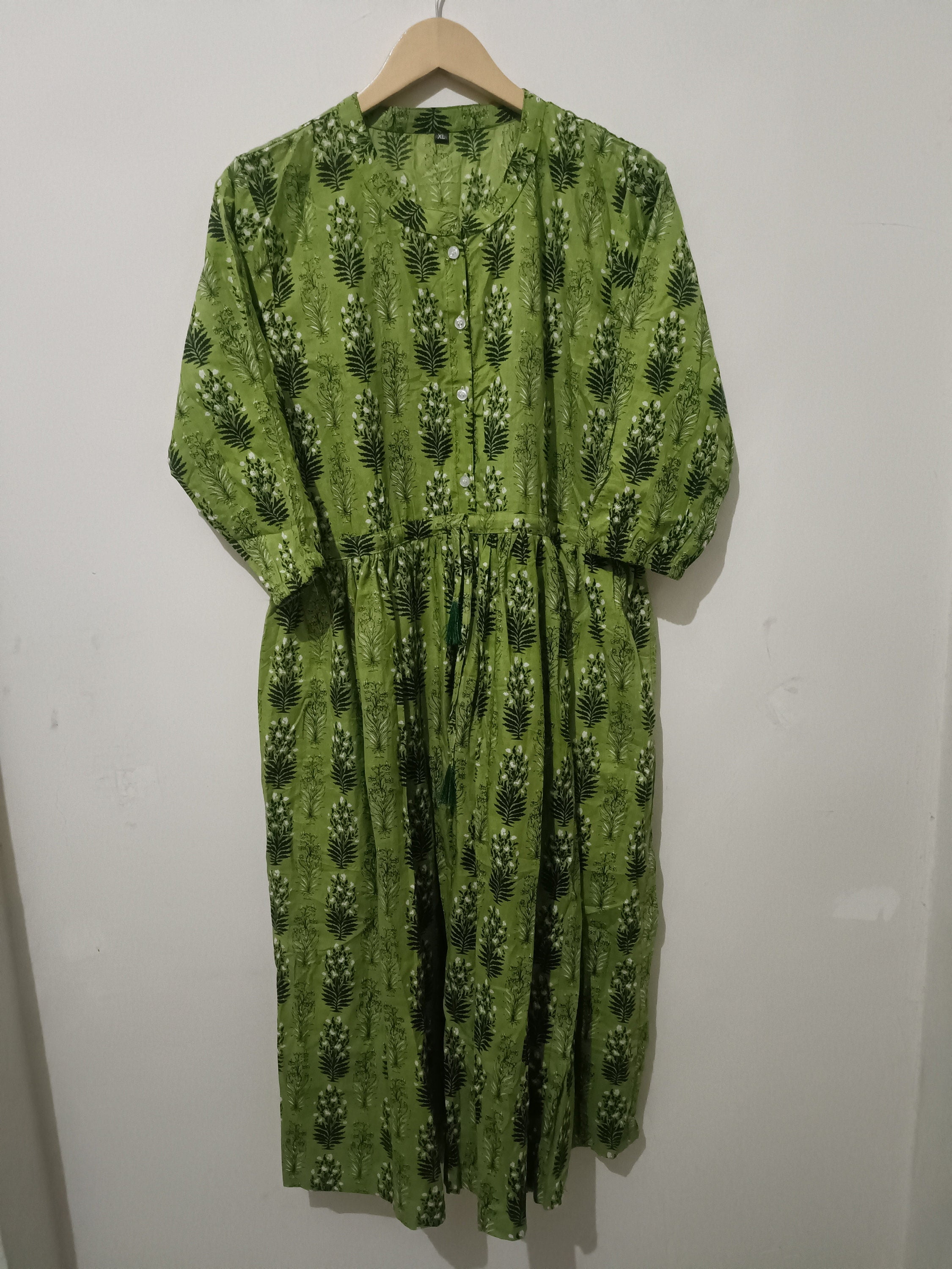 Block print Dress,Indian Cotton Dress,NooWork,Cotton Indian Dress ...