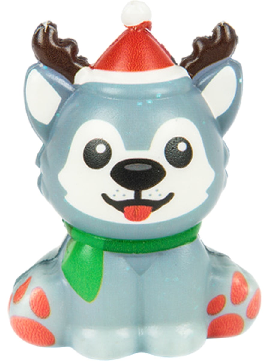 Christmas Winter North Pole Husky Squishie Toy Party Favor - Walmart.com