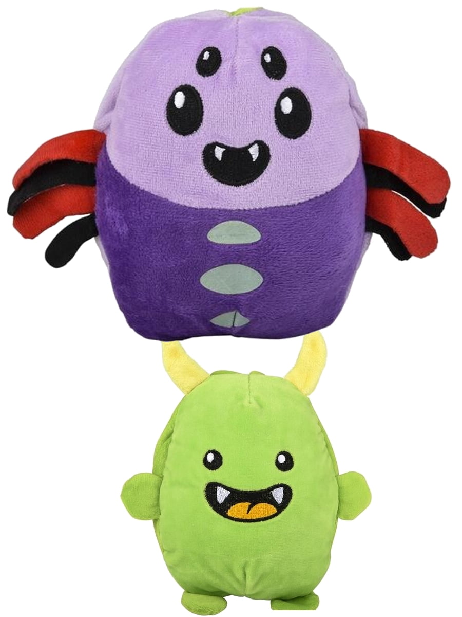 Halloween Character Reversable Monster And Spider Plush Toy - Walmart.com