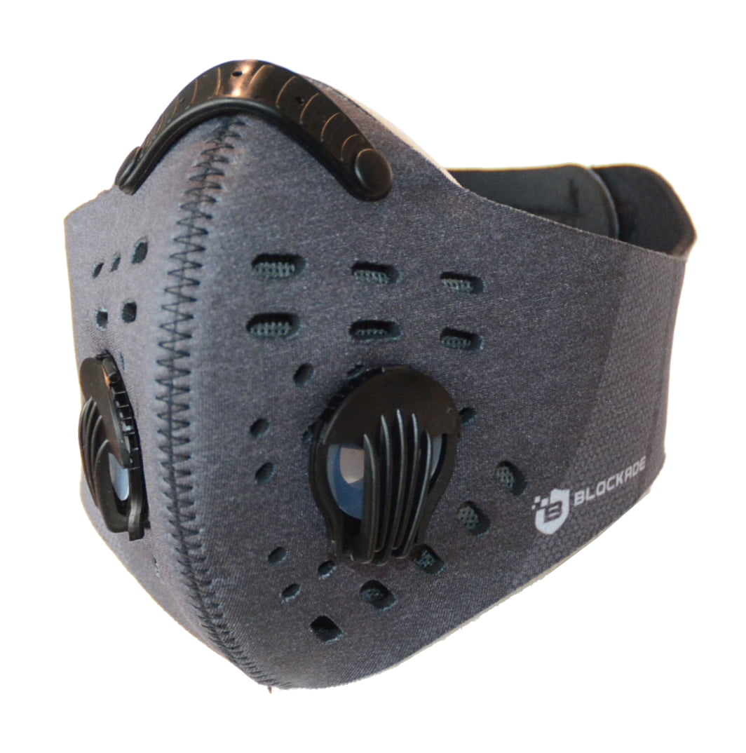 Blockade Heather Gray ATV / Motorcross / Side by Side Riding Mask with ...