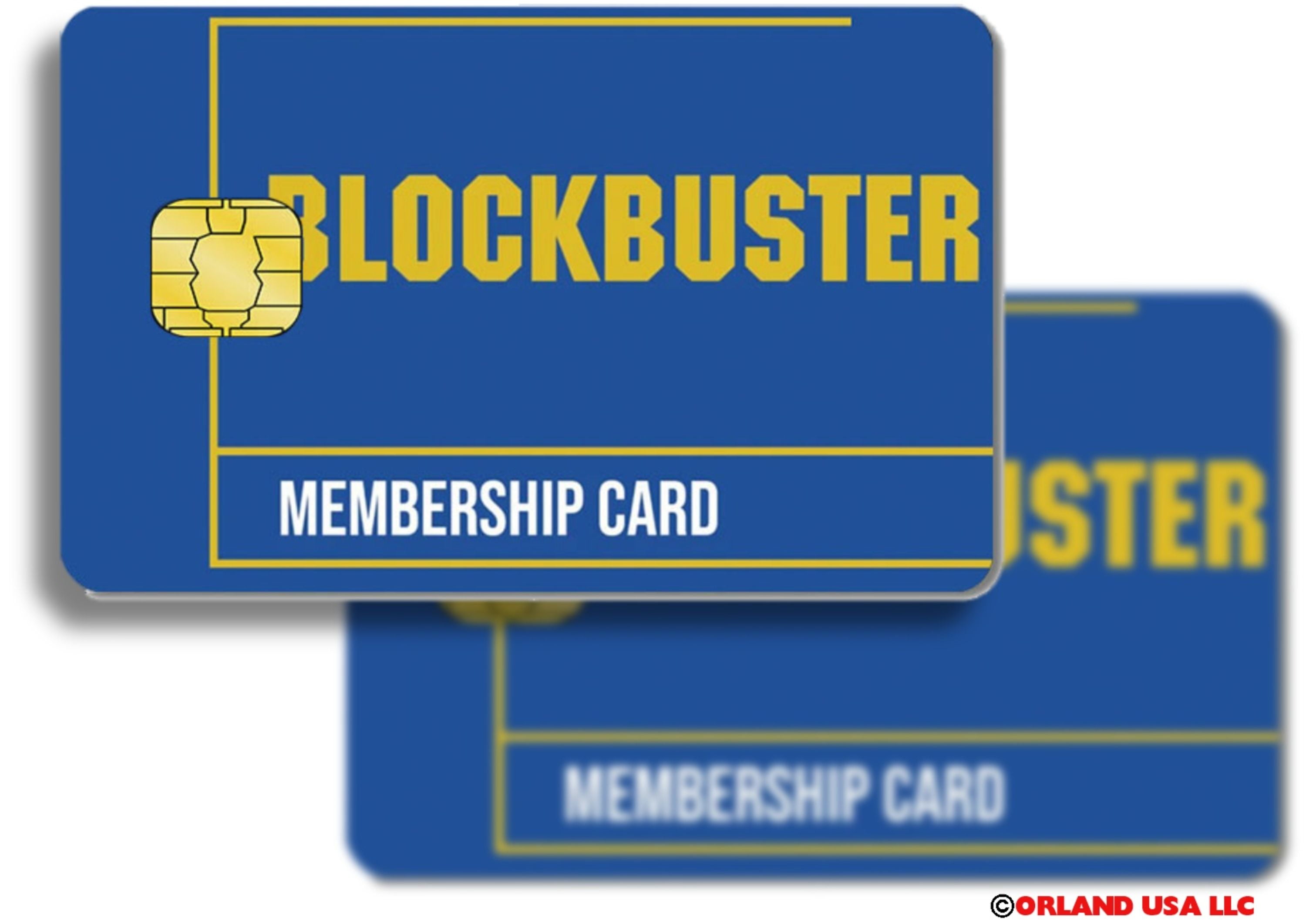 Blockbuster Credit Card Smart Sticker Skin Film Pre-Cut for Large Chip ...
