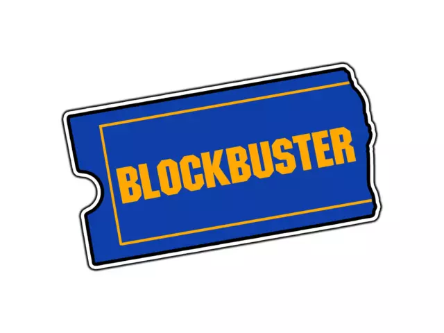 Blockbuster Logo Waterproof Sticker Phone Decal Water Bottle Stickers ...