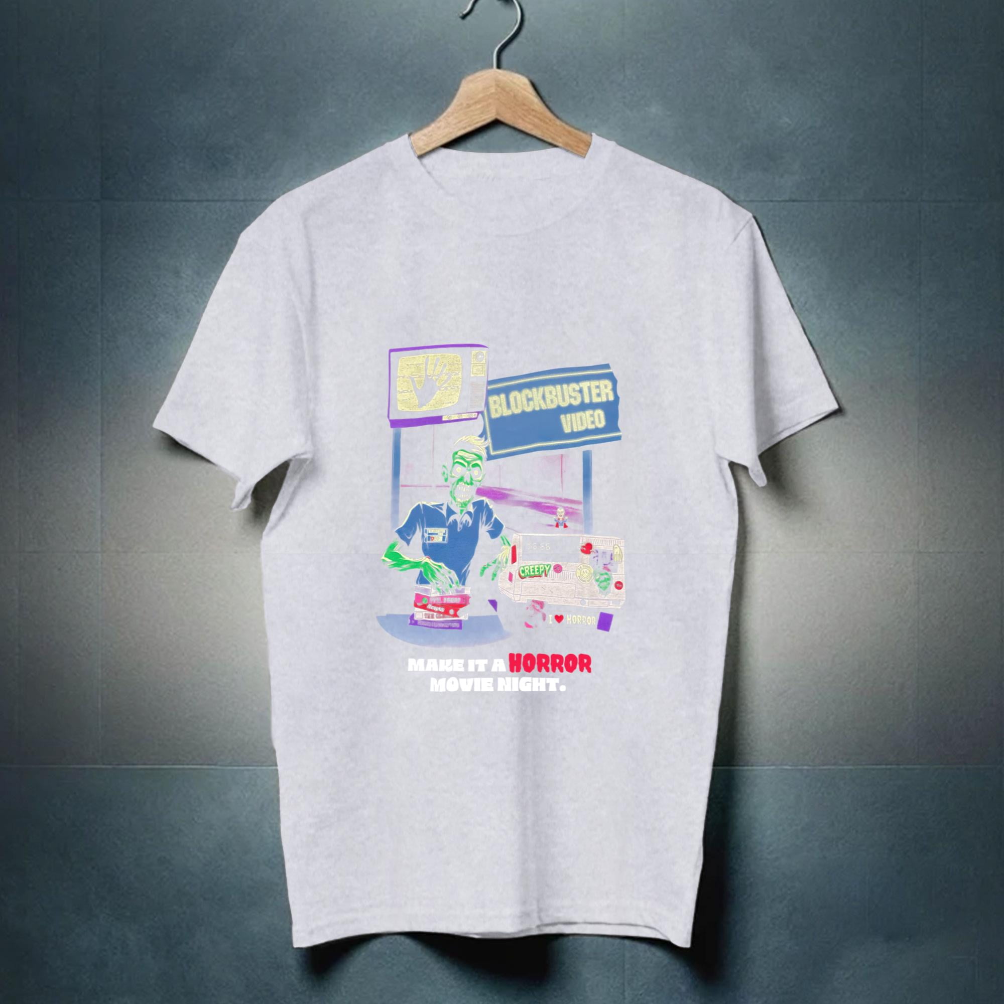Blockbuster Make it A Horror Movie Night Tshirt size medium - Walmart.com