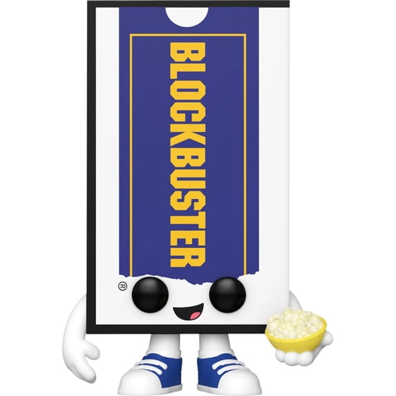 Funko Pop! Blockbuster Movie Case Vinyl Figure #187 with Popcorn, 4.5 ...