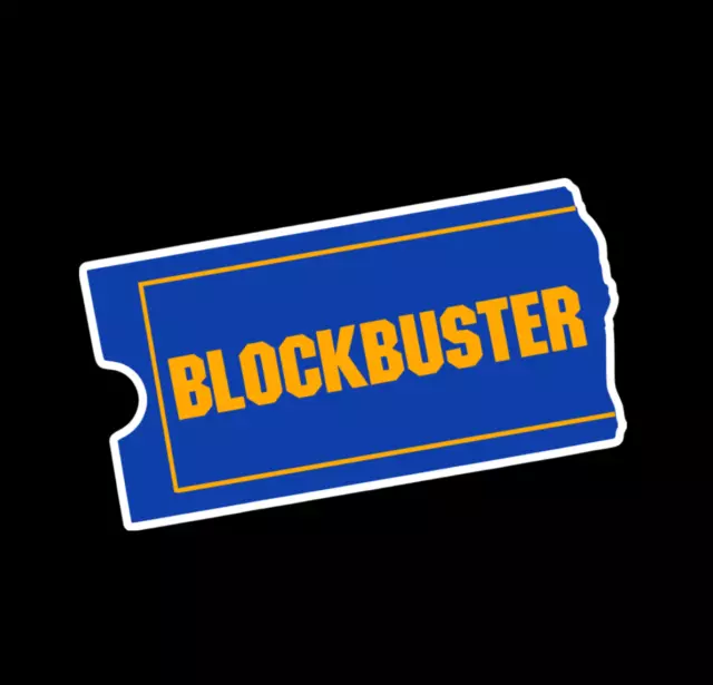 Blockbuster Sticker Phone Decal Water Bottle Stickers Car Decals ...