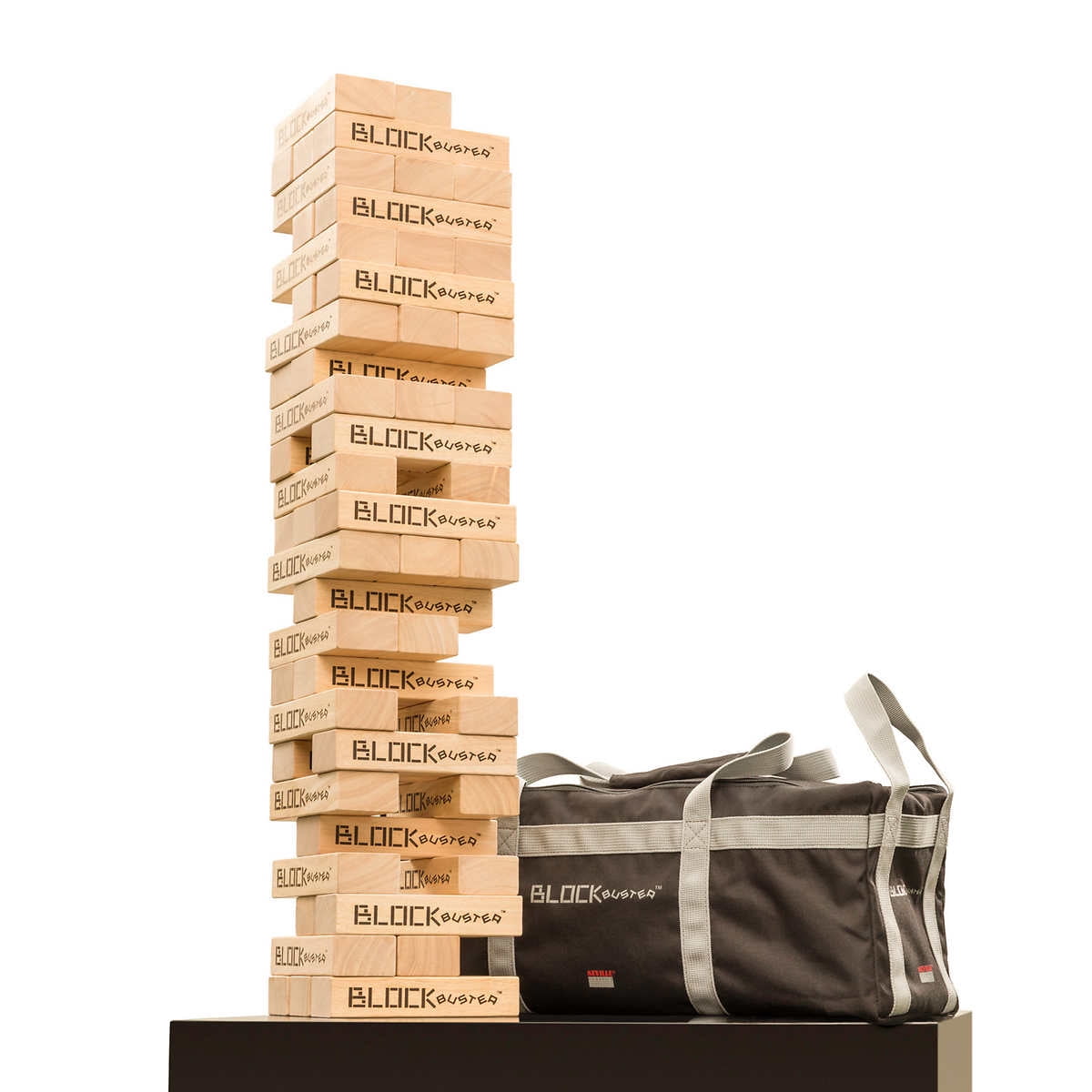 Blockbuster - Giant Tumble Block Set for Building with Carrying Bag ...