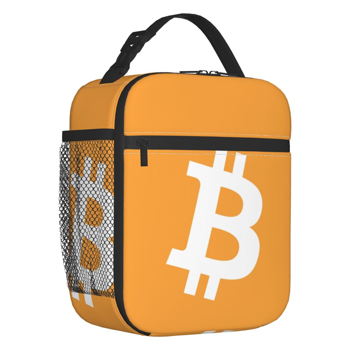 Blockchain Digital Currency Bitcoin Insulated Lunch Tote Bag for Women ...
