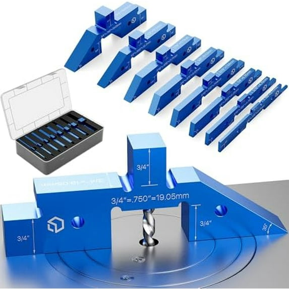 Blockcision Setup Blocks Woodworking Tools - 8 PCS Height Gauge Block ...