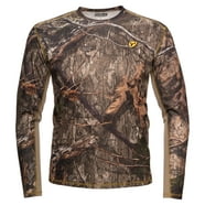 TrueTimber Camo Performance Long Sleeve Tee - HTC Green, M - Walmart.com