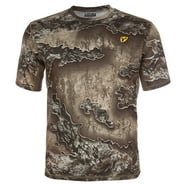 Realtree Men's Long Sleeve Camo Hunting T-Shirt with Scent Control, M ...