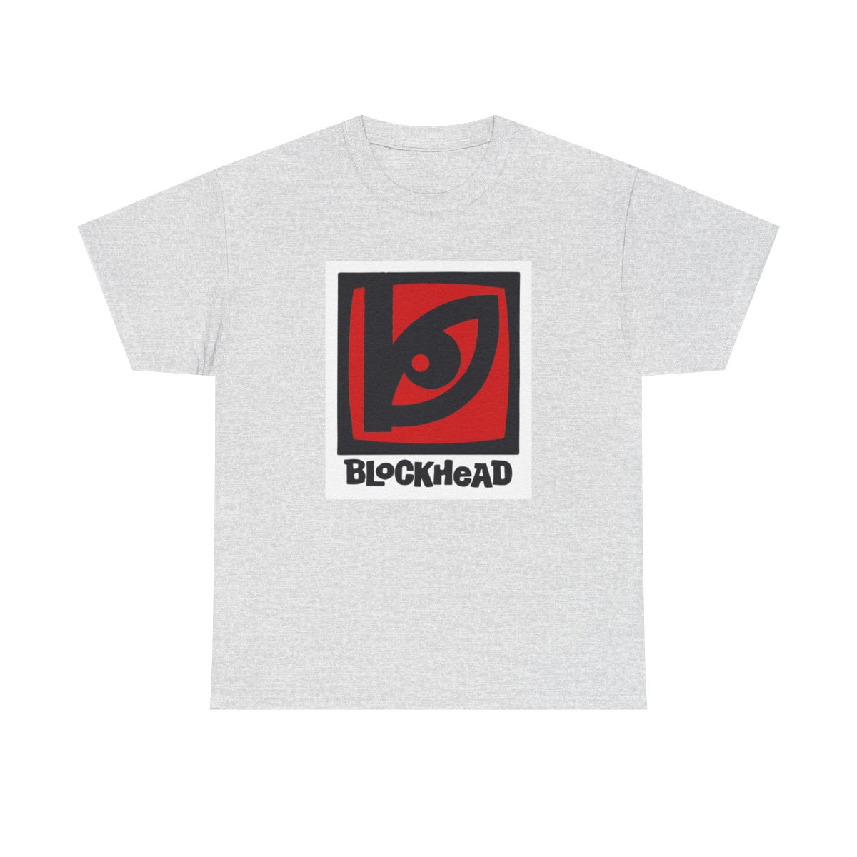 Blockhead Eye 80s Vintage Skateboarding T Shirt Design - Ash / S ...