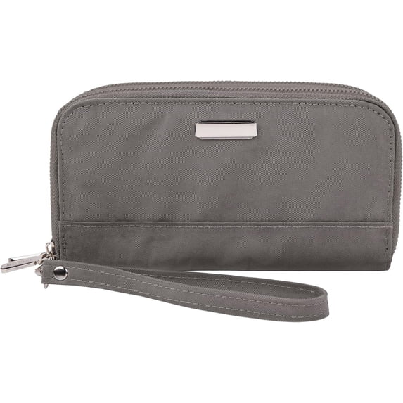 Blocking Double Zip Wallet - Walmart.com