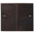 Blocking Long Wallet for Men & Women - Bifold Checkbook Cover Wallet ...