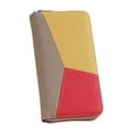 Blocking Secure Long Leather Wallet For Women Card Case Storage ...