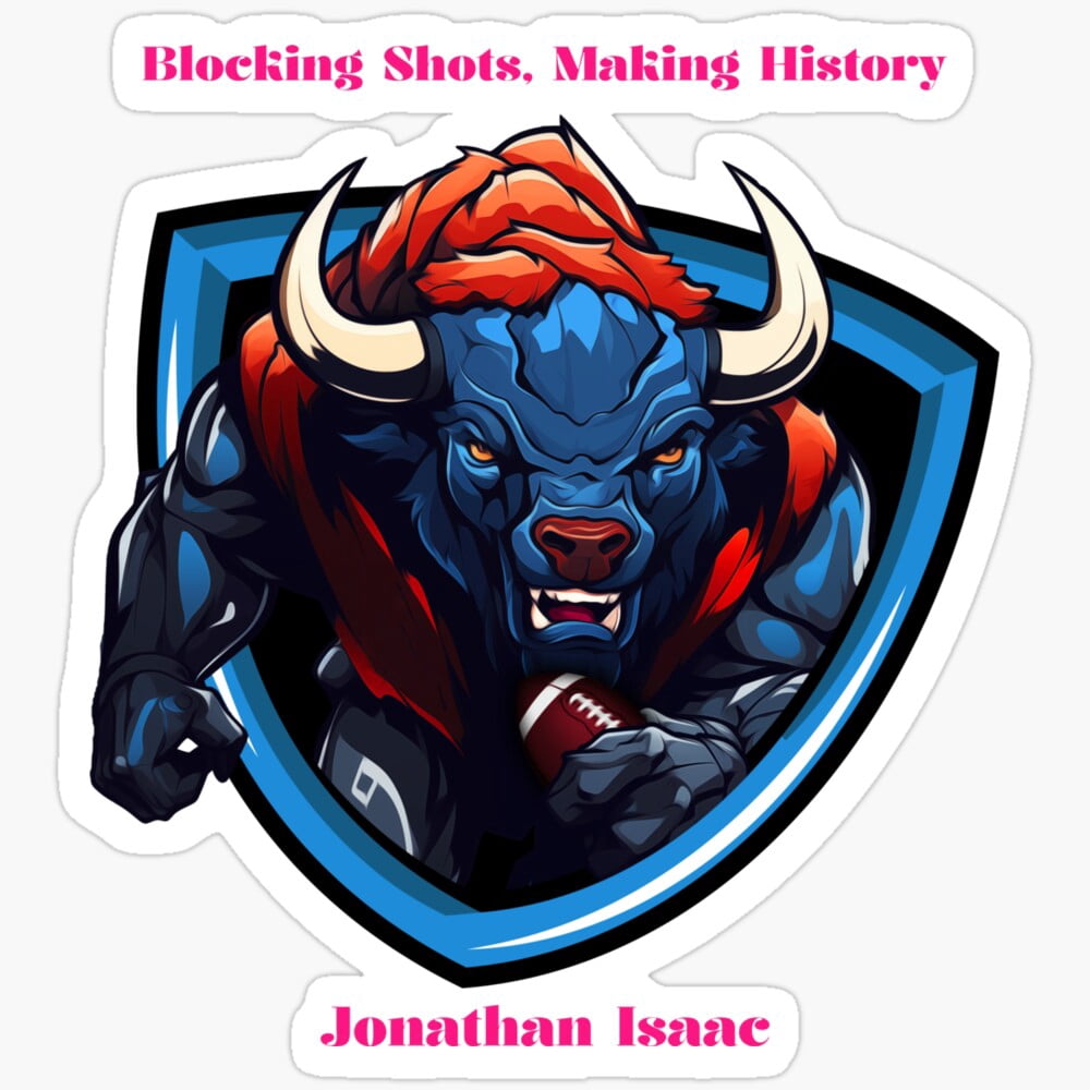 Blocking Shots, Making History-Isaac Sticker Baseball Sticker, Football ...