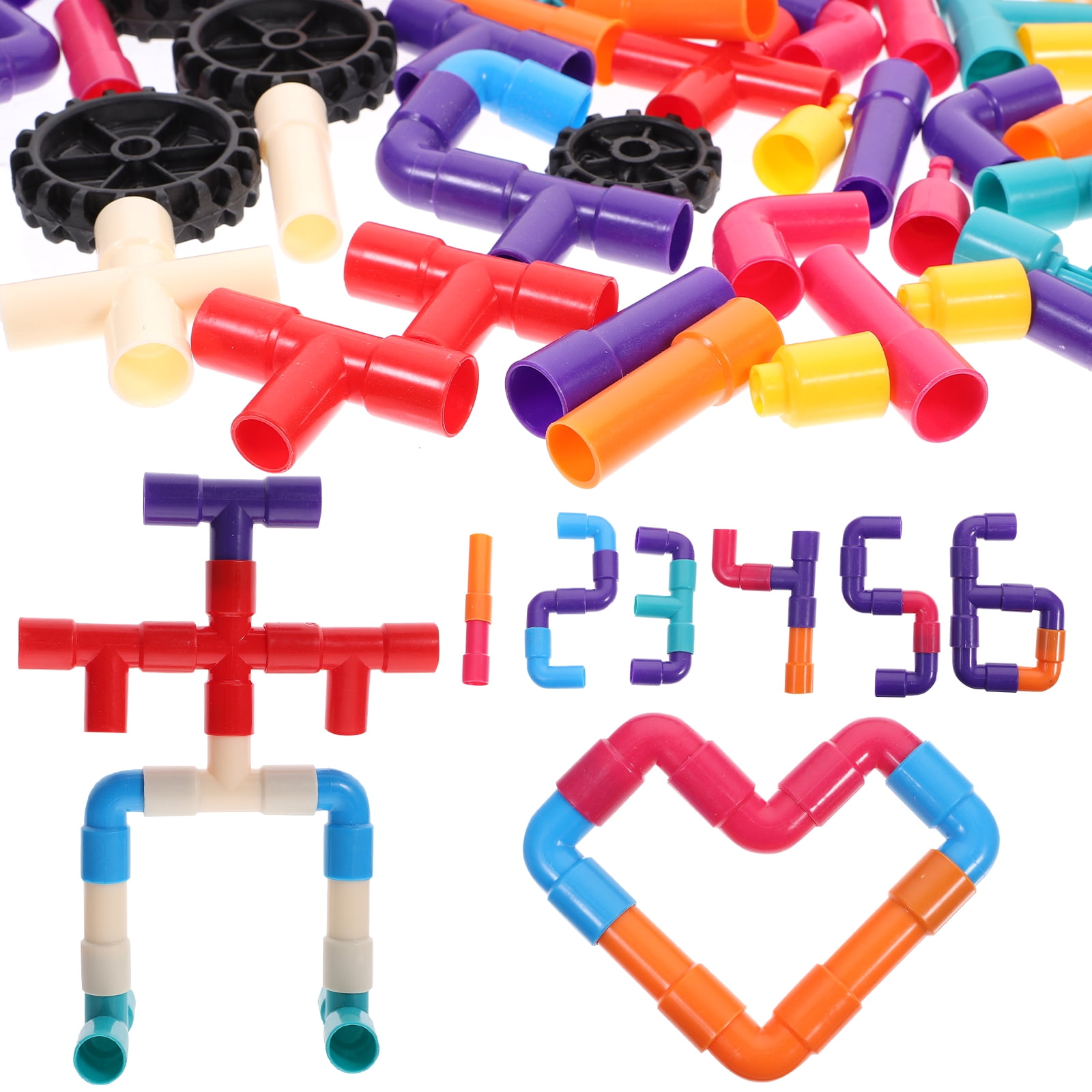 Blocks Children Gifts Education Toys Tube Building Childrens Water ...