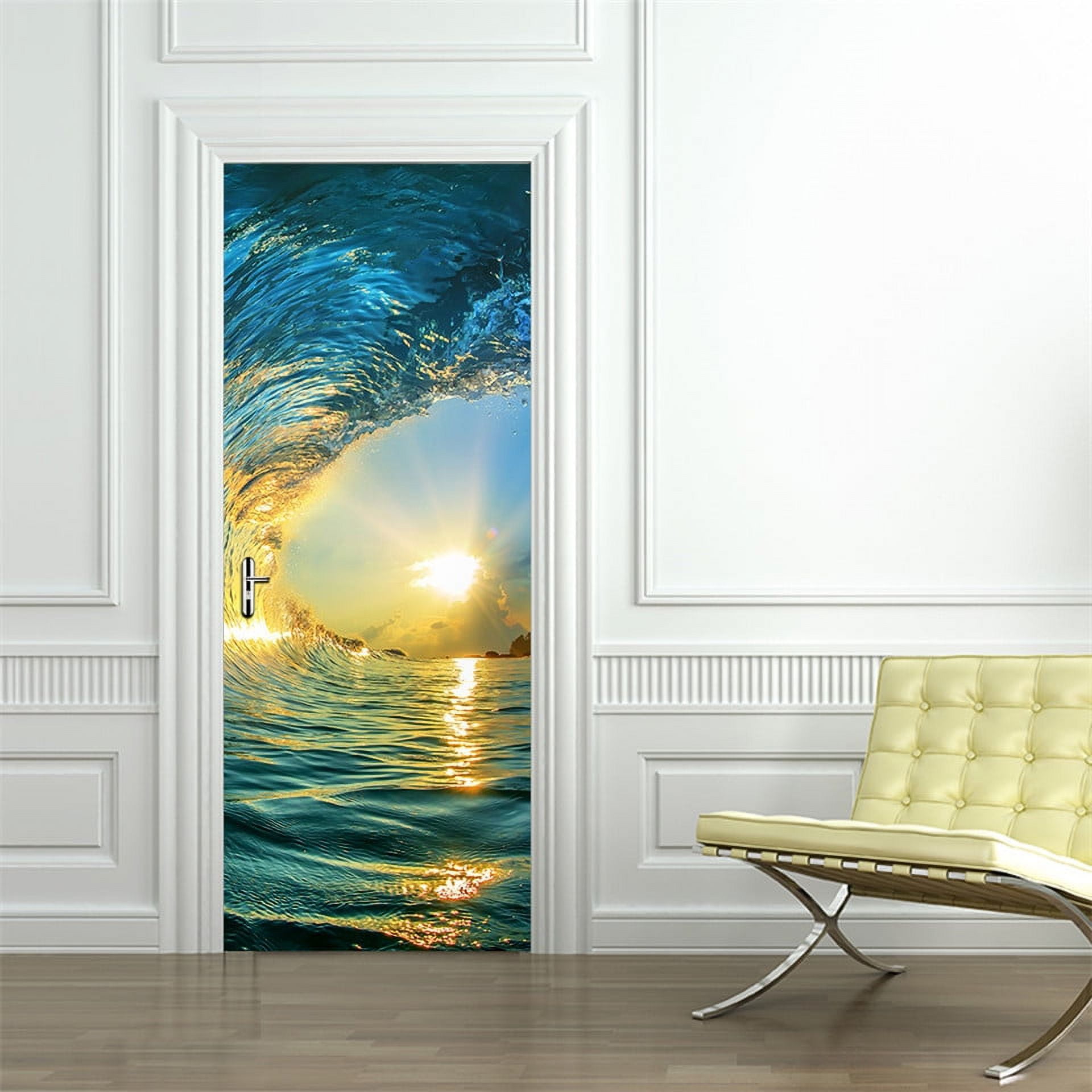 Blocks Door Sticker for Children Room Decoration Self-adhesive ...