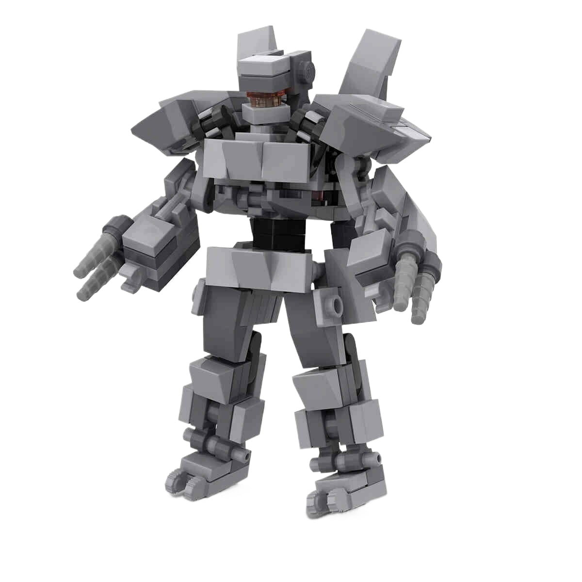 Blocks MOC Mini Robot Small Mechanical Battle Armor Assembly Model ...