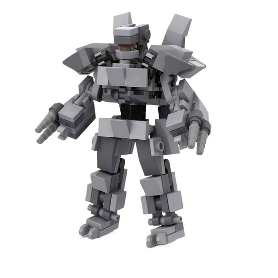 Blocks MOC Mini Robot Small Mechanical Battle Armor Assembly Model ...