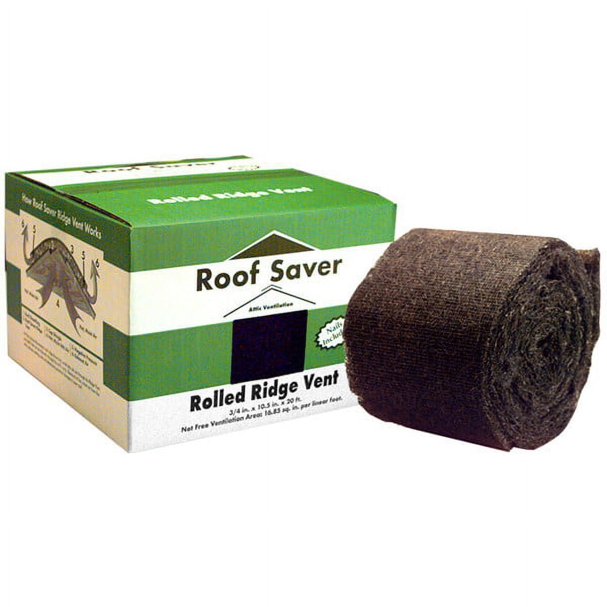 Roof Saver Rolled Ridge Vent - Single Roll - Walmart.com