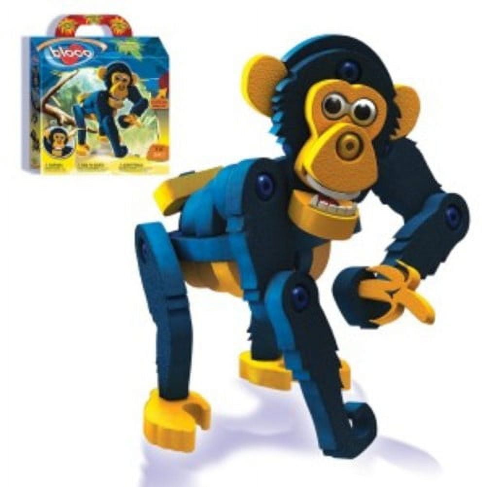Bloco Toys The Chimpanzee - Educational STEM Toy - Great Ape Monkey ...