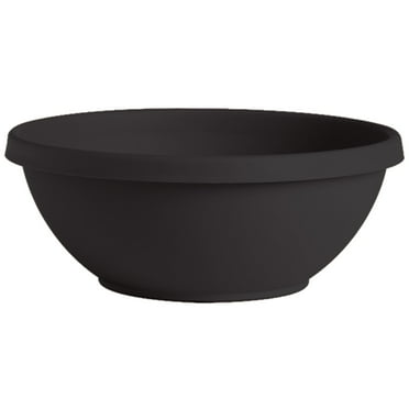 Better Homes & Gardens Terrence 19" Wide Round Resin Planter Cement ...