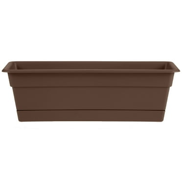 Veranda Resin Wicker Window Box Planter - Walmart.com