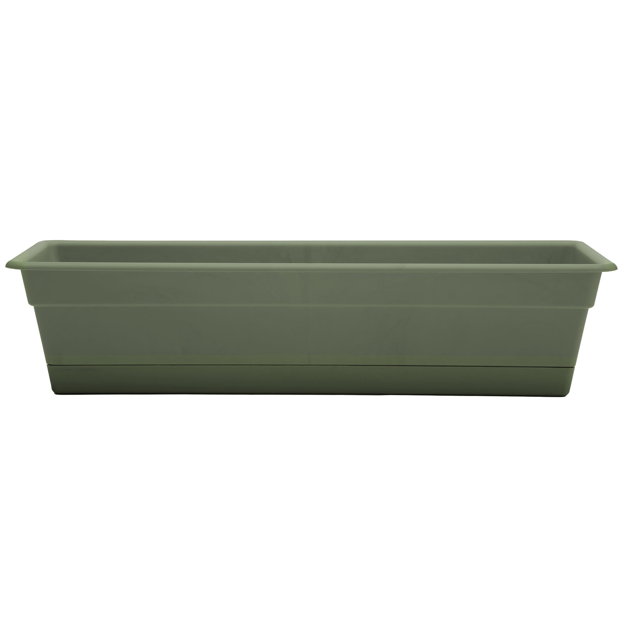 Bloem Dura Cotta Large 30-in Rectangular Resin Window Box Planter for ...