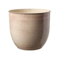 Bloem Canyon 12" Indoor Metal Cachepot - Glossy Decorative Planter with ...
