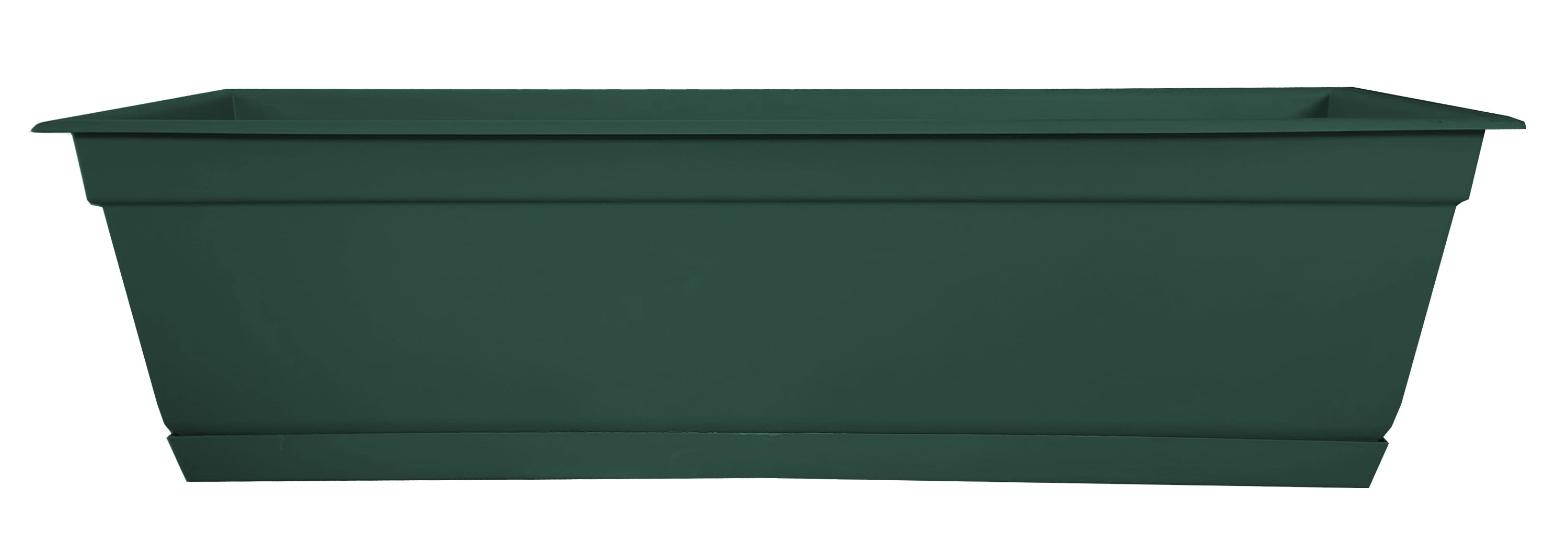 Bloem Dayton 24-in Wide Long Outdoor Turtle Green Window Box Planter ...