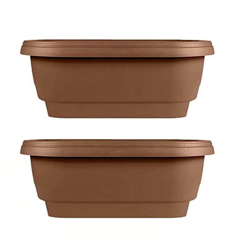 Bloem Deck Rail Planter, Balcony, Deck Balcony Rail Planter 24 ...