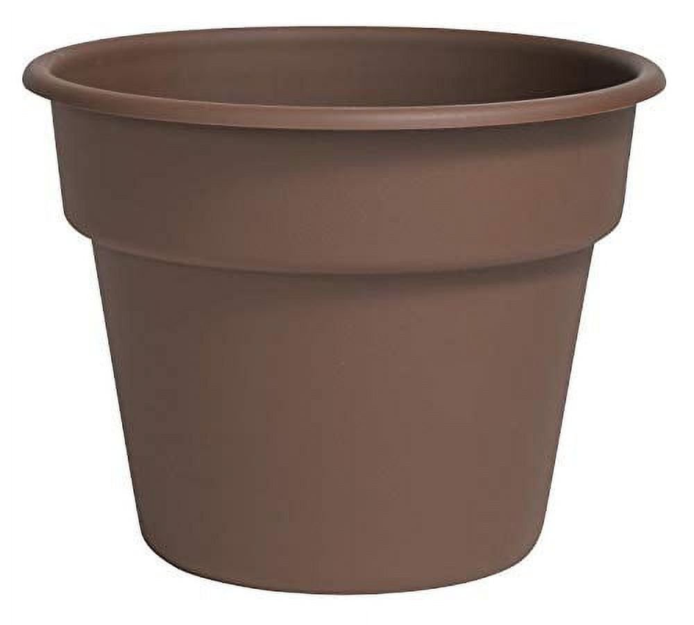 Bloem Dura Cotta Planter 16" Chocolate Brown - Walmart.com