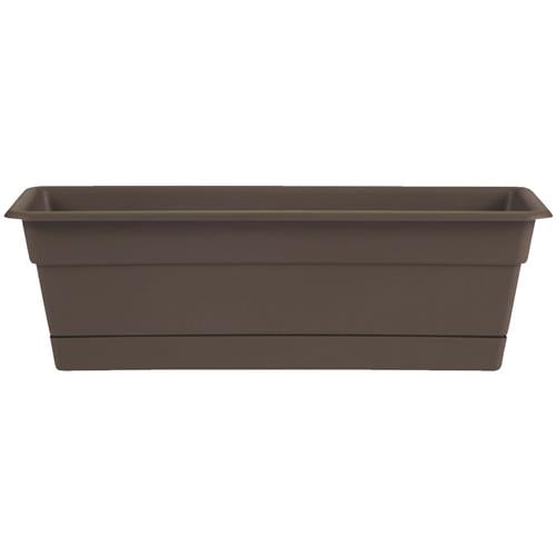 Bloem Dura Cotta Plastic Flower Box Planter 24" CHOC WINDOW, Each ...