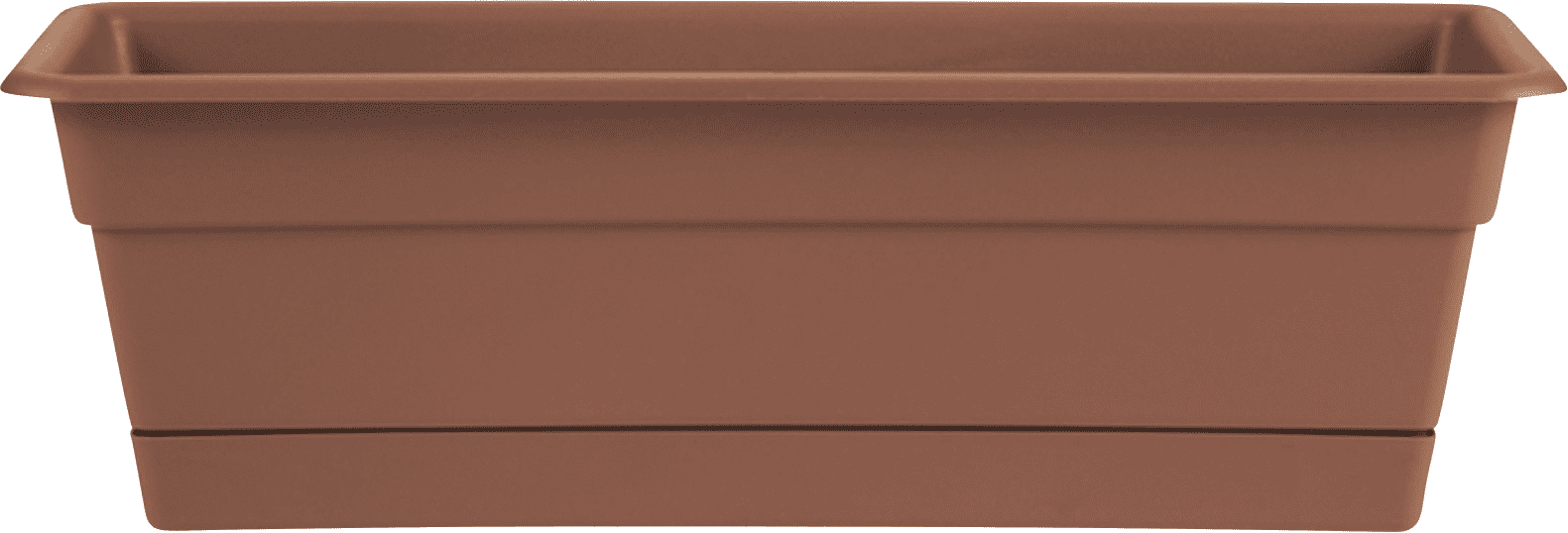 Bloem Dura Cotta Plastic Flower Box Planter - Single Pack — Home ...
