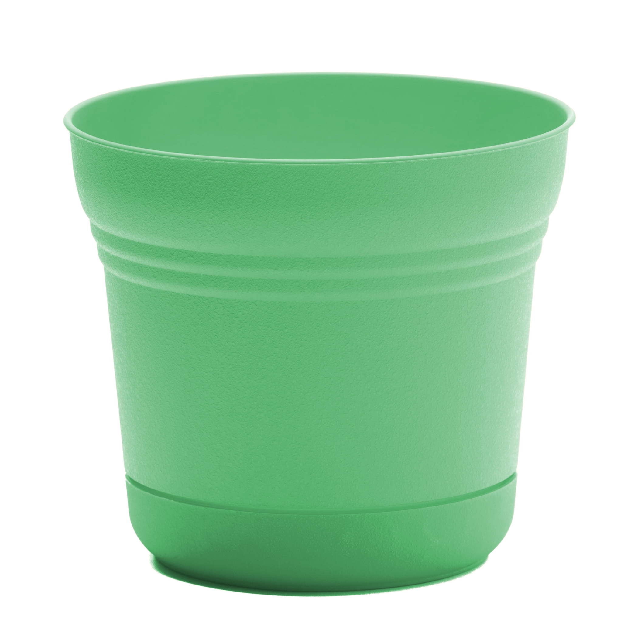 Bloem Saturn 14" Round Plastic Planter - Indoor/Outdoor, Snap-in Saucer ...