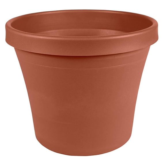 "Bloem Terra Cotta Pot Planter 12"" - Durable Outdoor Plastic with ...