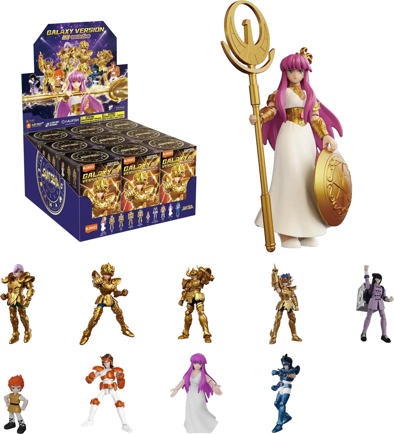 Blokees - Saint Seiya - Galaxy Version - 03: Gold Zodiac Model Kit ...