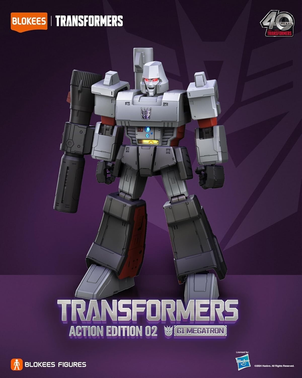 Blokees Transformers Action Edition G1 Megatron POSEABLE Model Kit ...